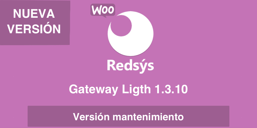 Redsys Gateway Ligth 1310 Para Woocommerce Redsys Woocommerce
